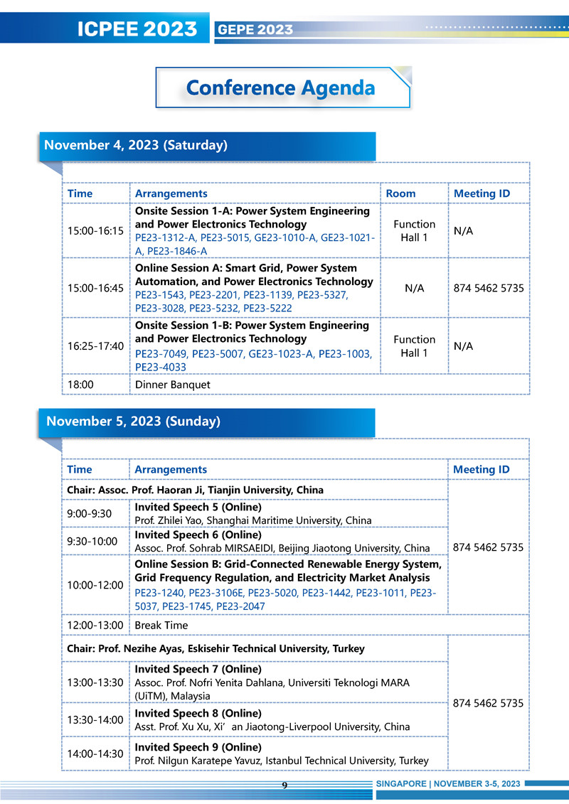GEPE 2023 >> Singapore